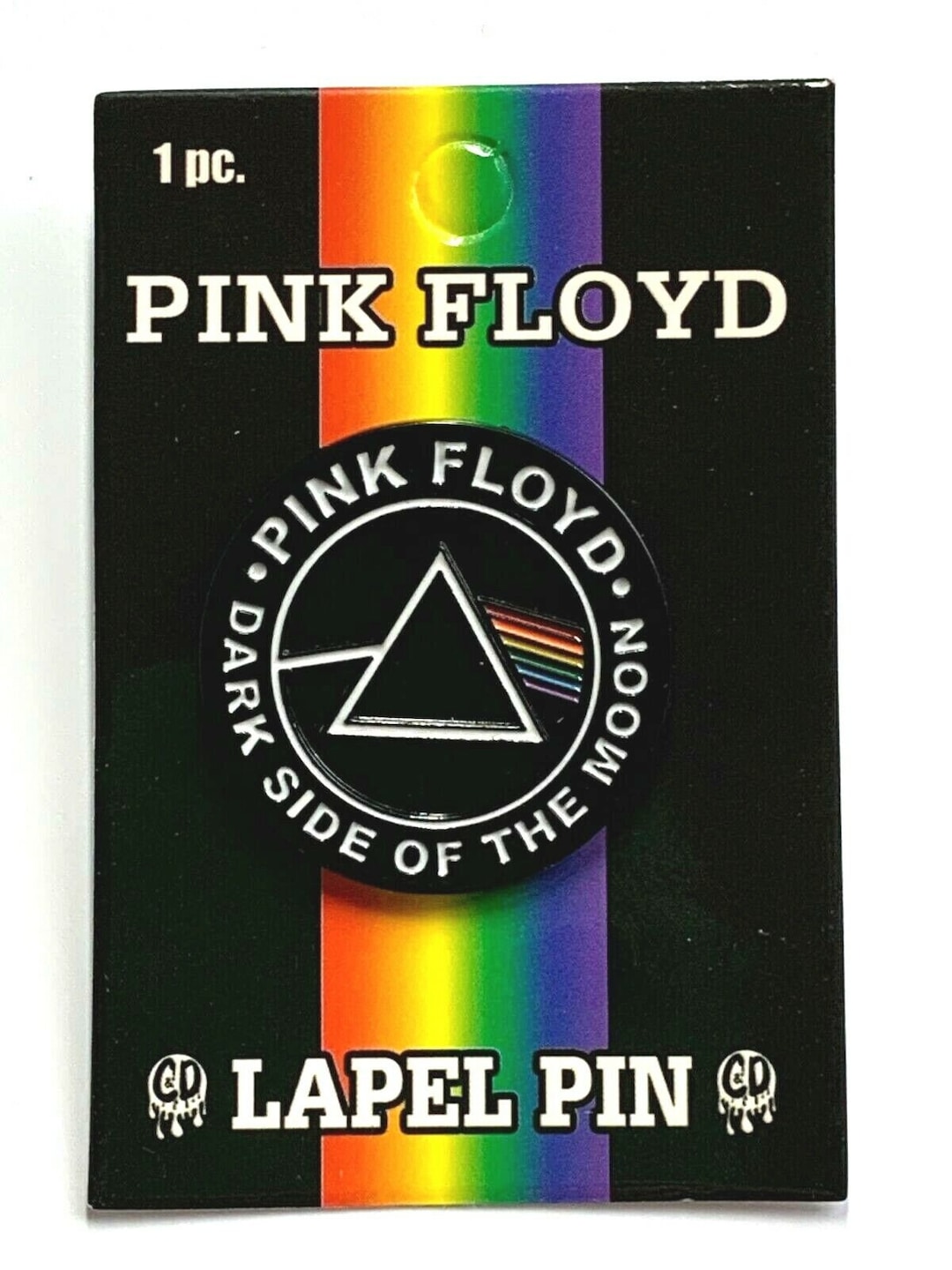 Pink Floyd Dark Side of the Moon Logo Lapel Pin metal/enamel Rock Memorabilia Pins - Etsy