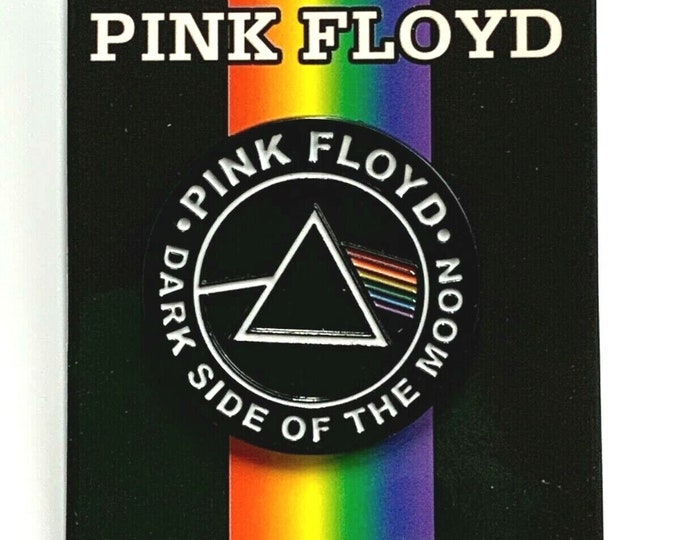 Pink Floyd Dark Side of the Moon Logo Lapel Pin metal/enamel Rock ...