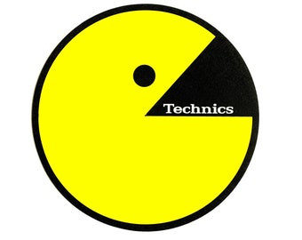 Technics Headshell Logo White on Black Slipmat Vinyl Record LP 12-inch ...