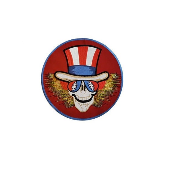 The Grateful Dead Uncle Sam Round Extra Large Patch - Etsy