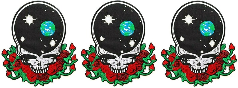 The Grateful Dead Space Your Face Extra Large Patch - Etsy