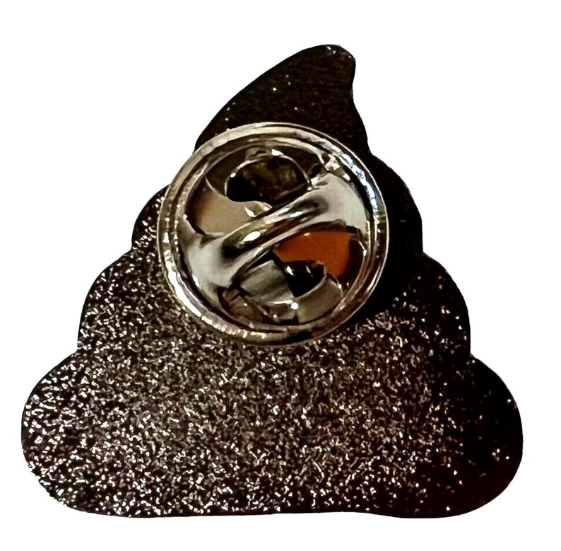 Poop Emoji Lapel Pin metal & Enamel Badge Pin-back Poo Pins - Etsy