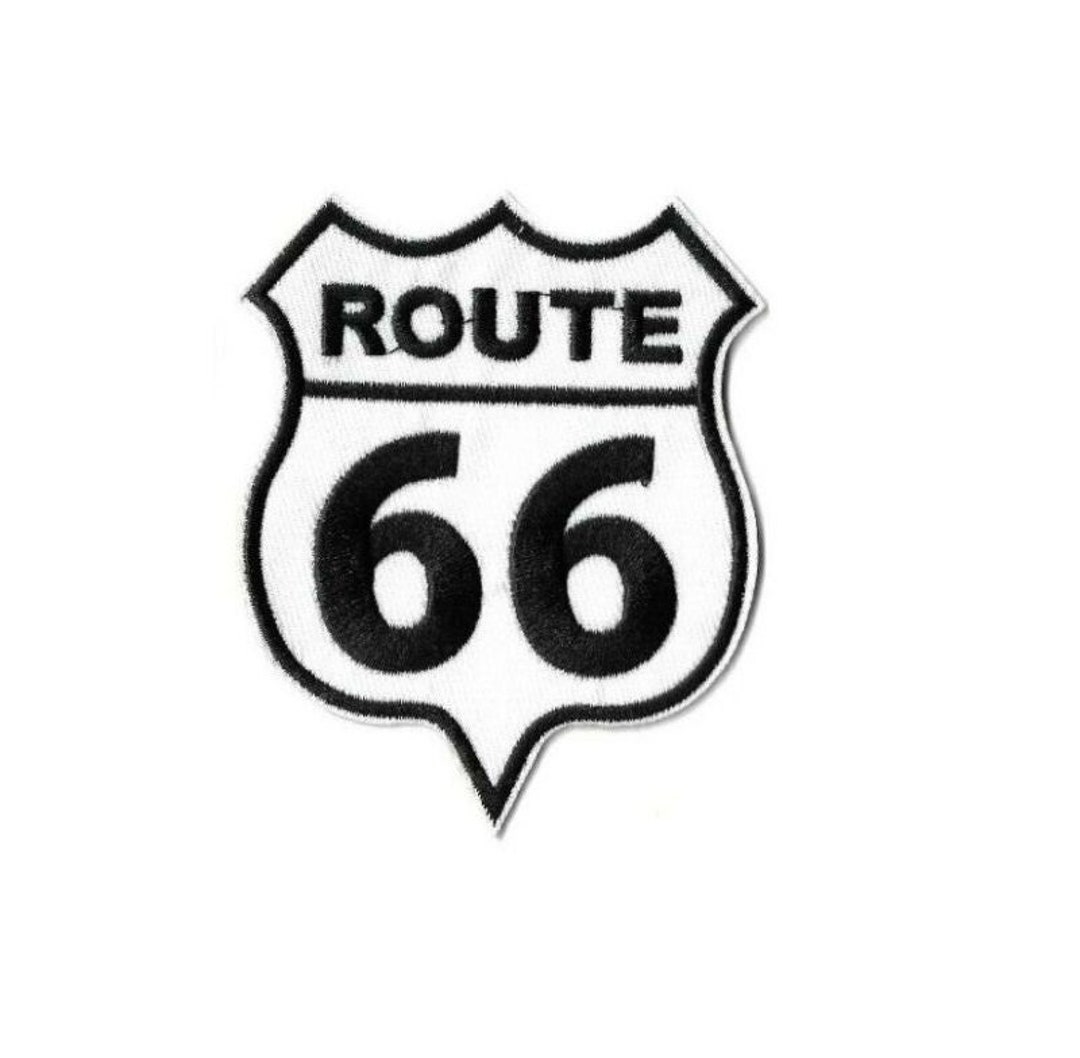 Route 66 - Logo Patch Embroidered Iron or Sew on [street Signs & Travel ...