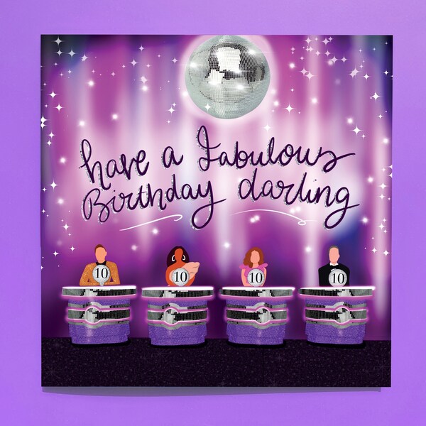 Strictly Come Dancing Card - Etsy