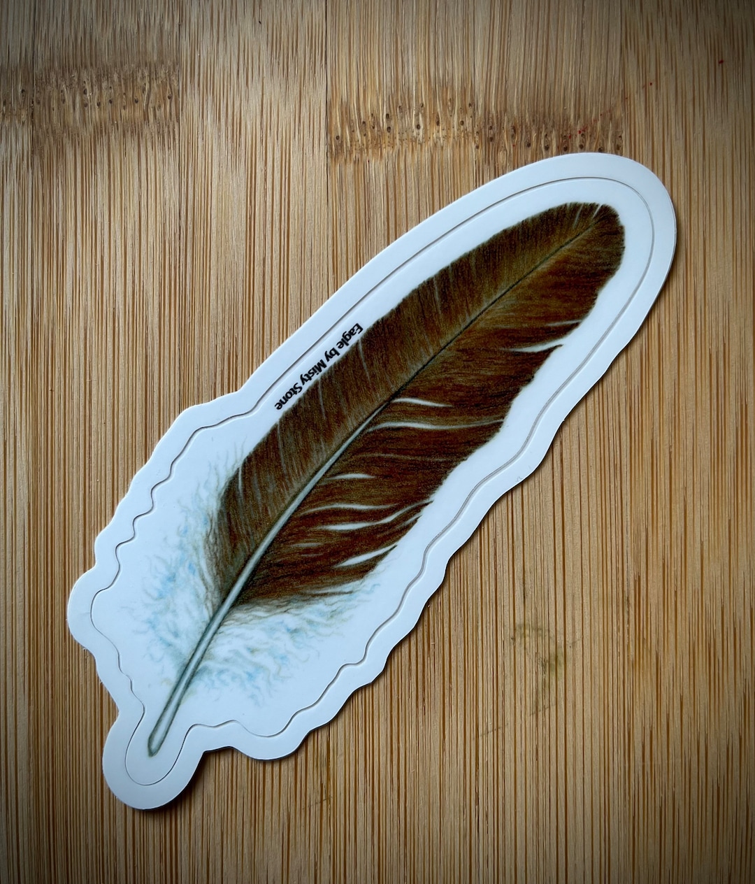 Bald Eagle Feather, Vinyl, Waterproof Sticker! Durable Sticker for Your ...