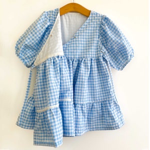 Wrap Dress Sewing Pattern / Front Button Dress Sewing Pattern / PDF ...