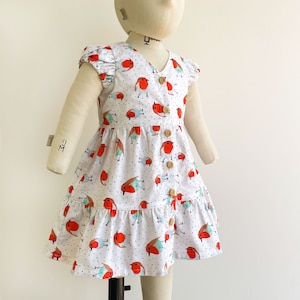 Wrap Dress Sewing Pattern / Front Button Dress Sewing Pattern / PDF ...