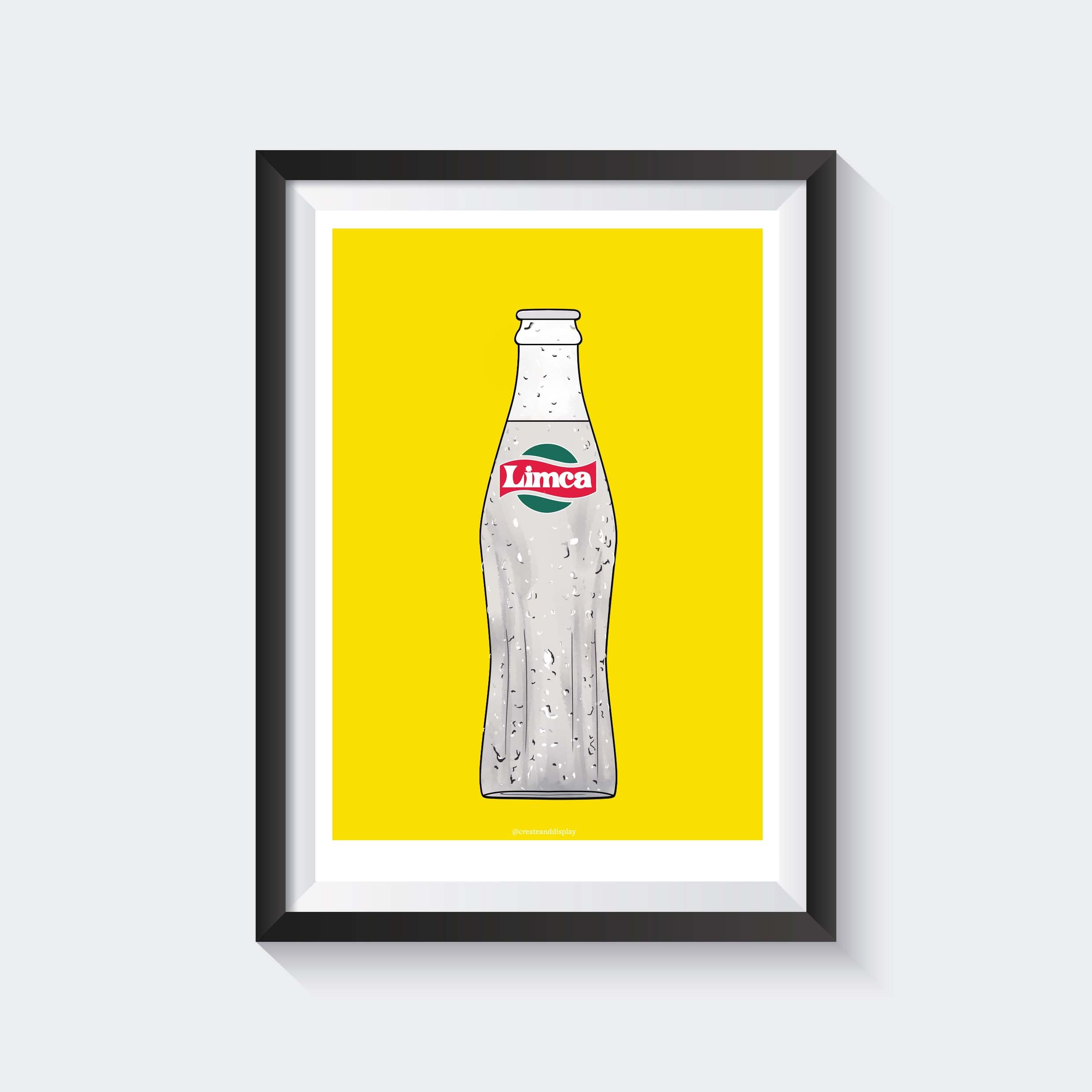 Limca Desi Print Indian Wall Art Poster Print Retro Soda | Etsy UK