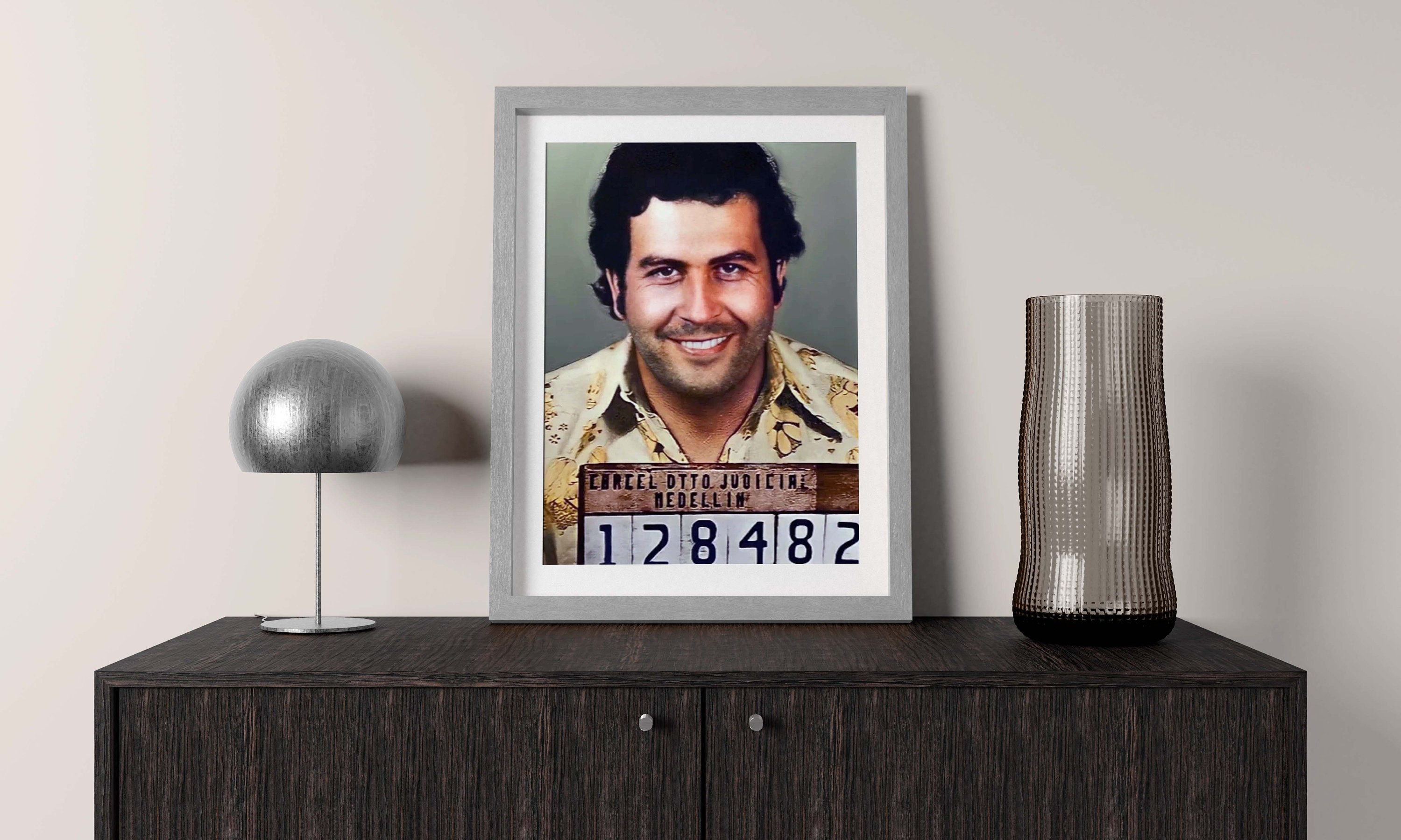 Pablo Escobar Mugshot DIGITAL Poster - Etsy UK