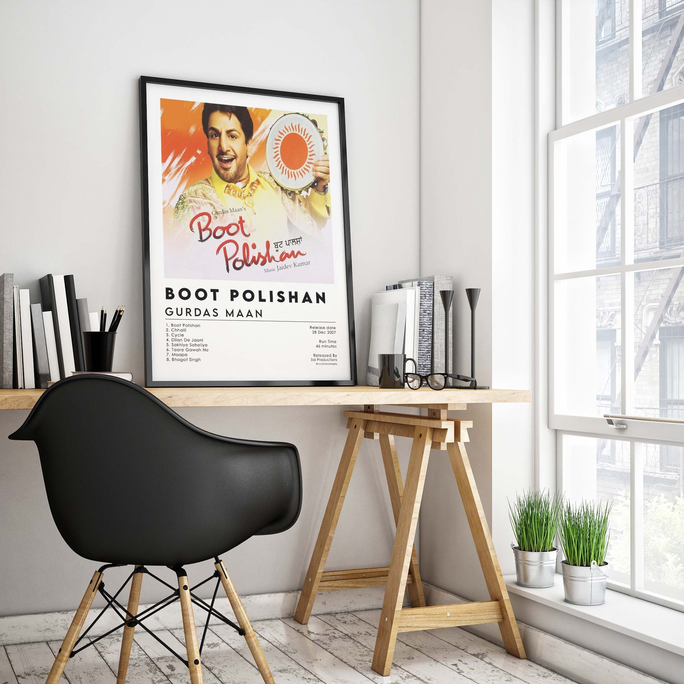 Gurdas Maan – Boot Polishan Album Poster | Folk Indian Music Wall Art ...