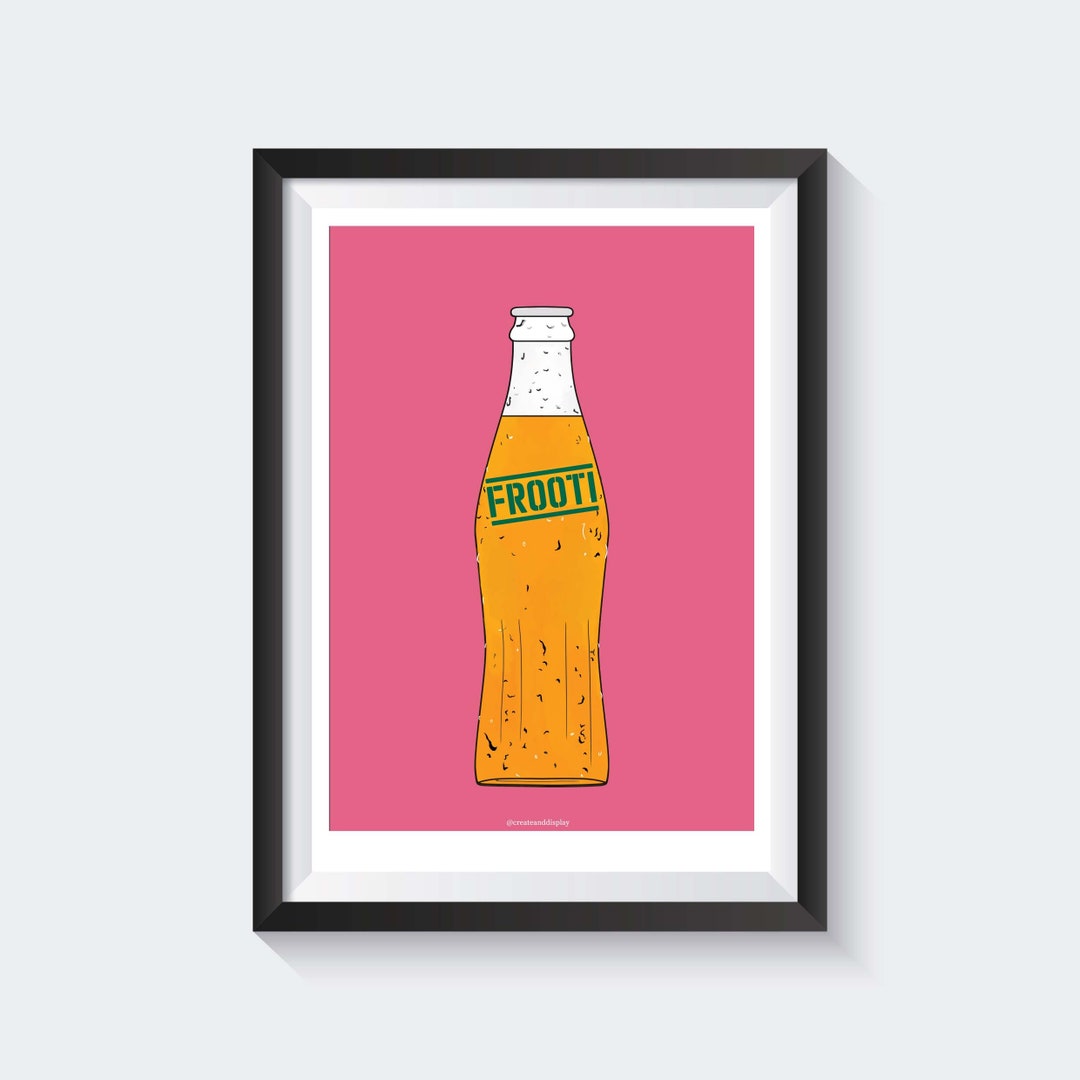 Frooti Desi Print - Indian Wall Art - Poster Print - Retro Soda ...