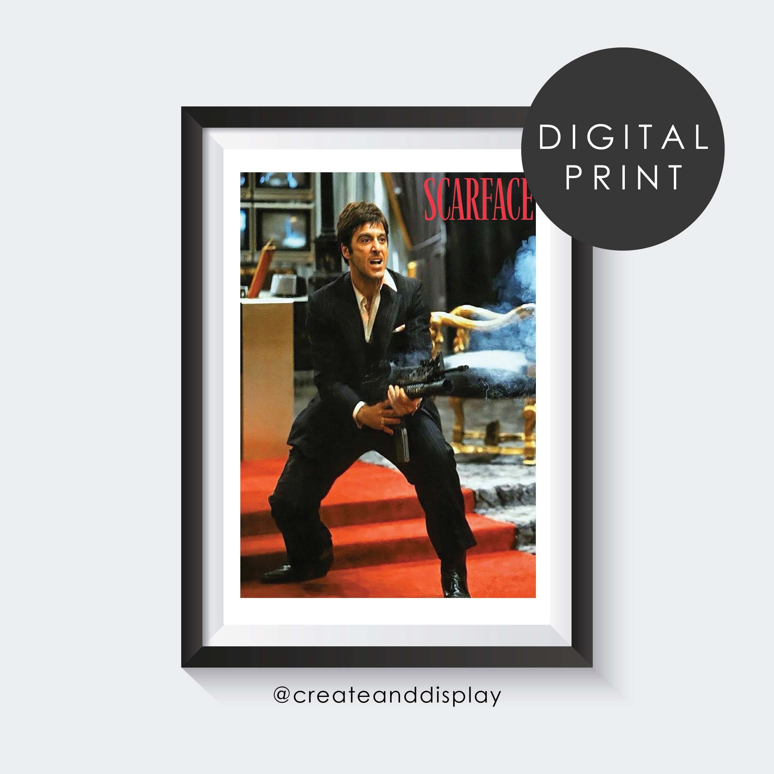 Scarface - Tony Montana DIGITAL Poster - Etsy