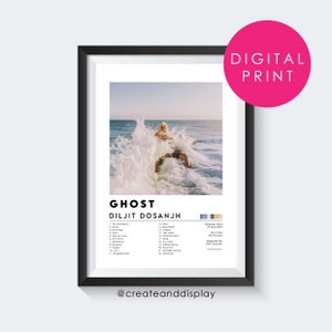 Diljit Dosanjh - Ghost - DIGITAL - Album Poster | Punjabi Song Poster ...