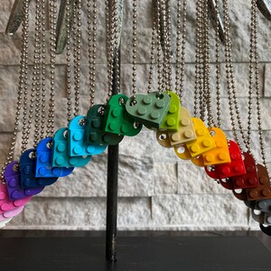 Lego Brick Heart Necklace - Etsy