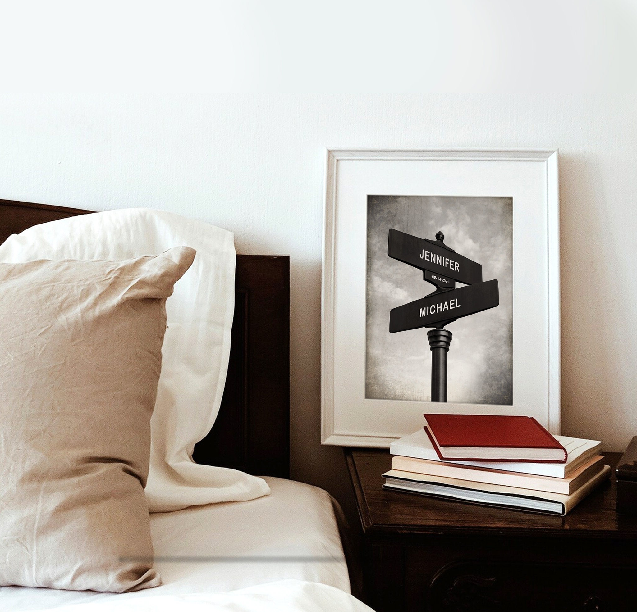 Lovers Crossroads Sign | Street Sign | Personalized With Couple's Name ...