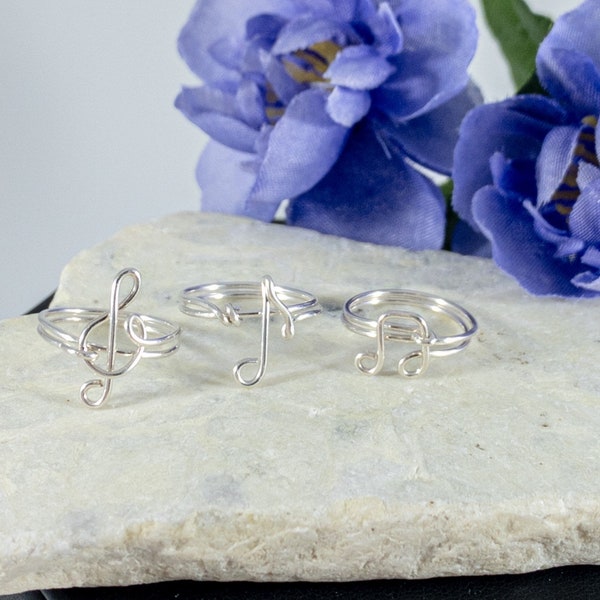 Music Note Ring - Etsy