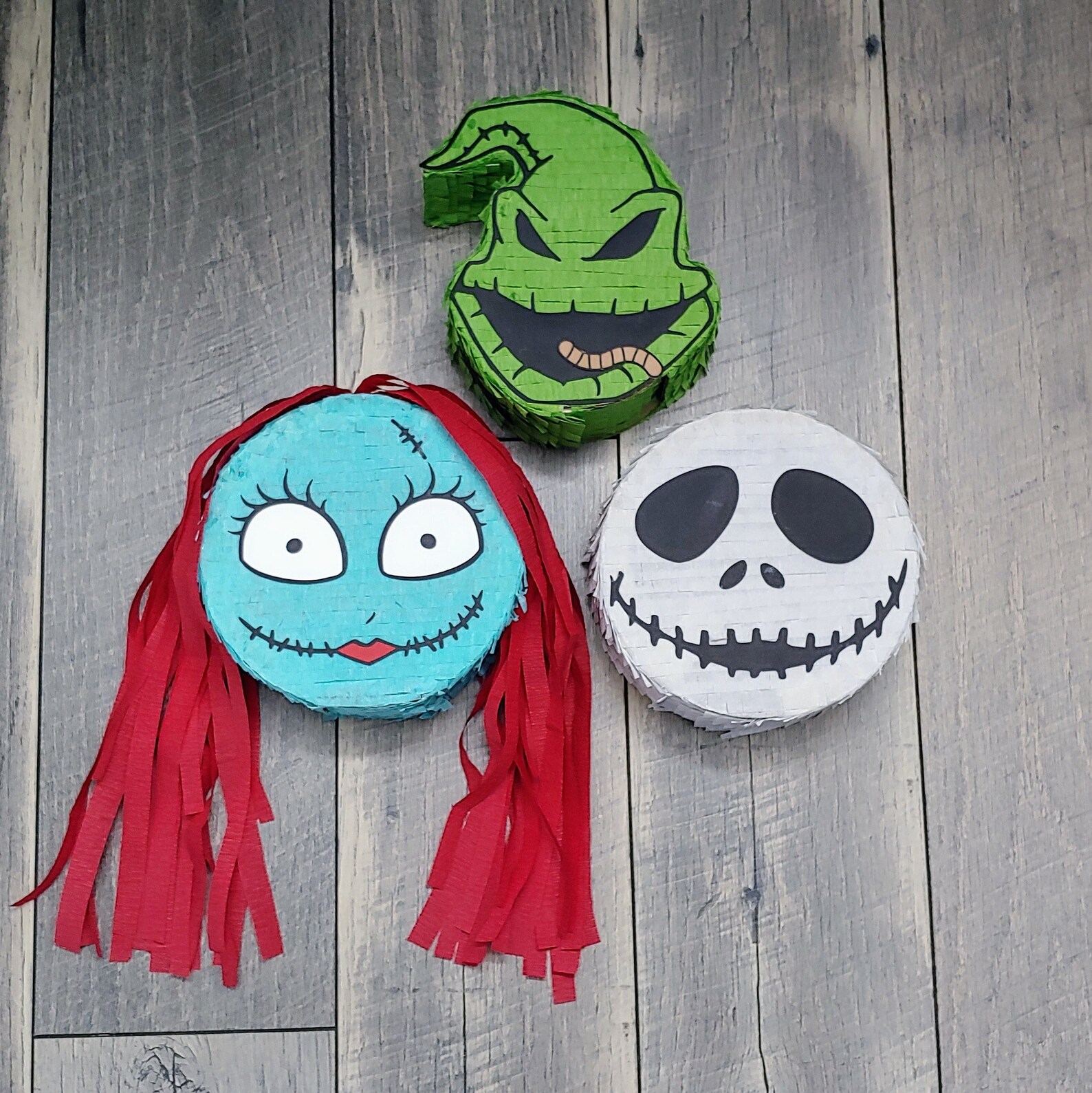 Mini Pull String Piñatas Nightmare Before Christmas Themed - Etsy