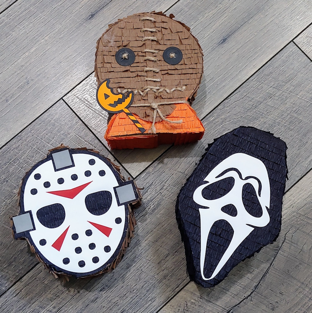 Horror Movie Character Mini Piñatas Sam Trick R Treat - Etsy