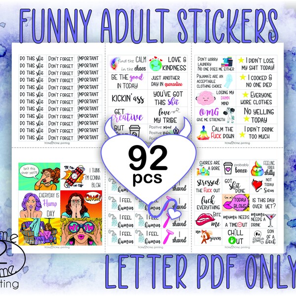 Adult Humor Stickers - Etsy