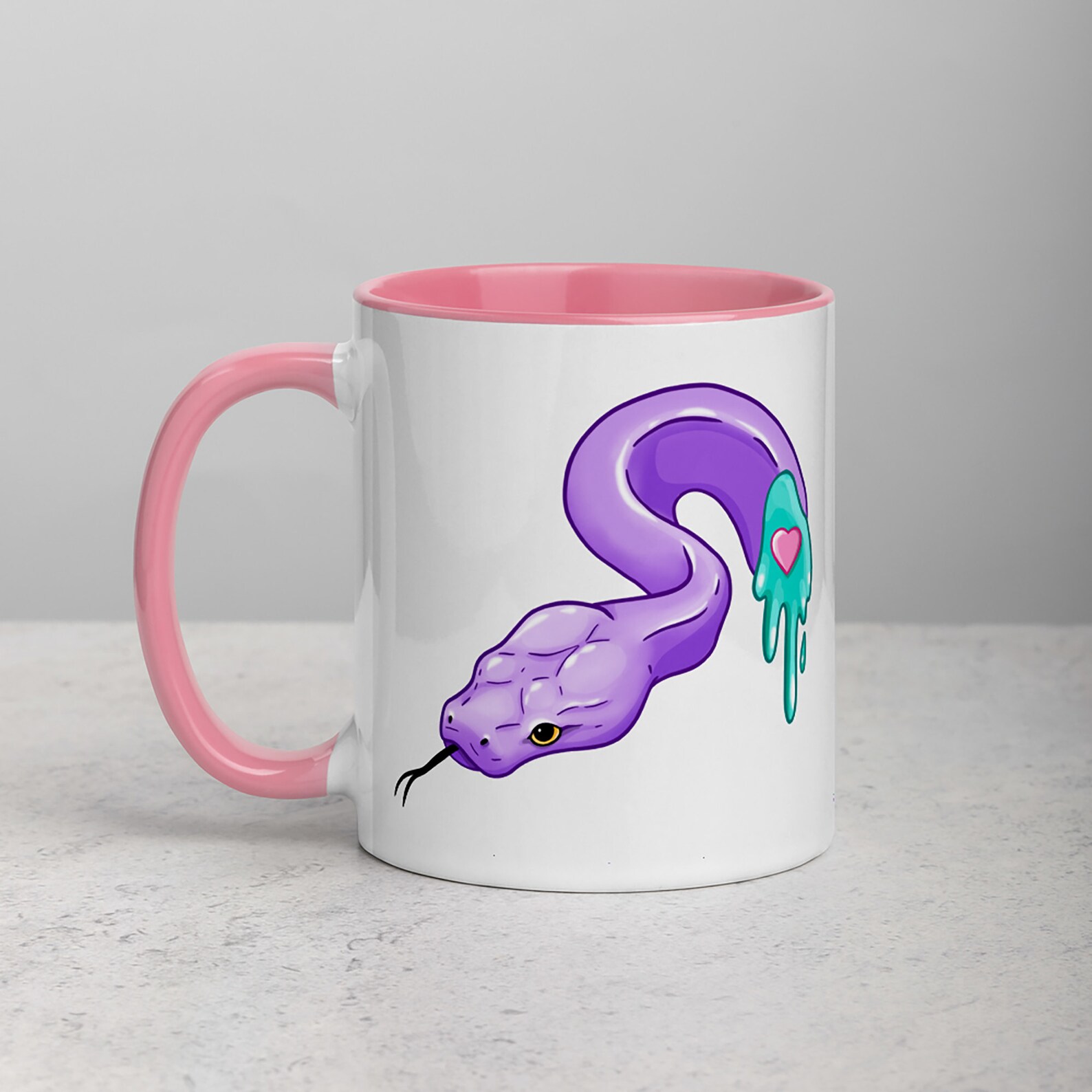 Cute Snake Mug Pastel Goth Mug Witchy Mug Tea Mug Snake | Etsy