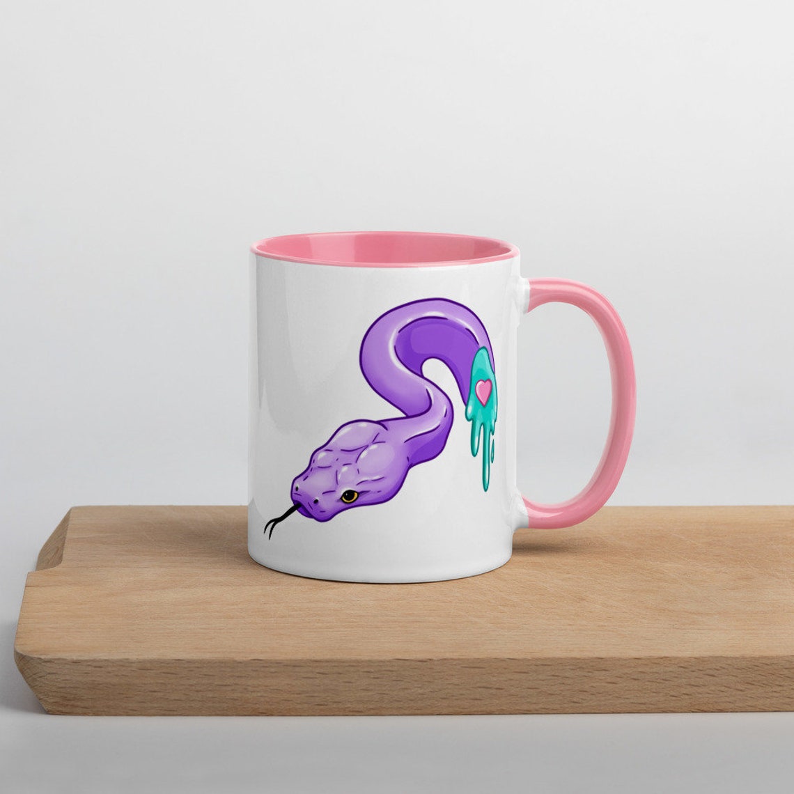 Cute Snake Mug Pastel Goth Mug Witchy Mug Tea Mug Snake - Etsy