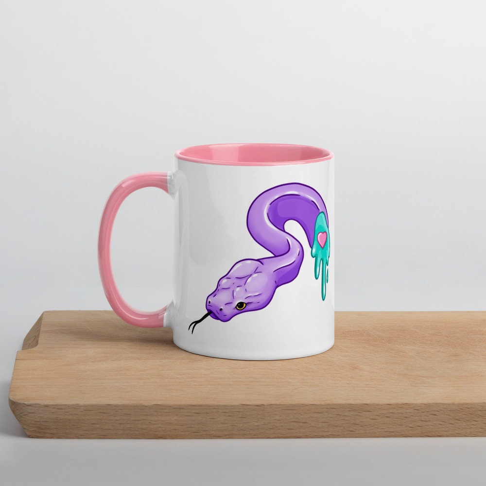 Cute Snake Mug Pastel Goth Mug Witchy Mug Tea Mug Snake | Etsy