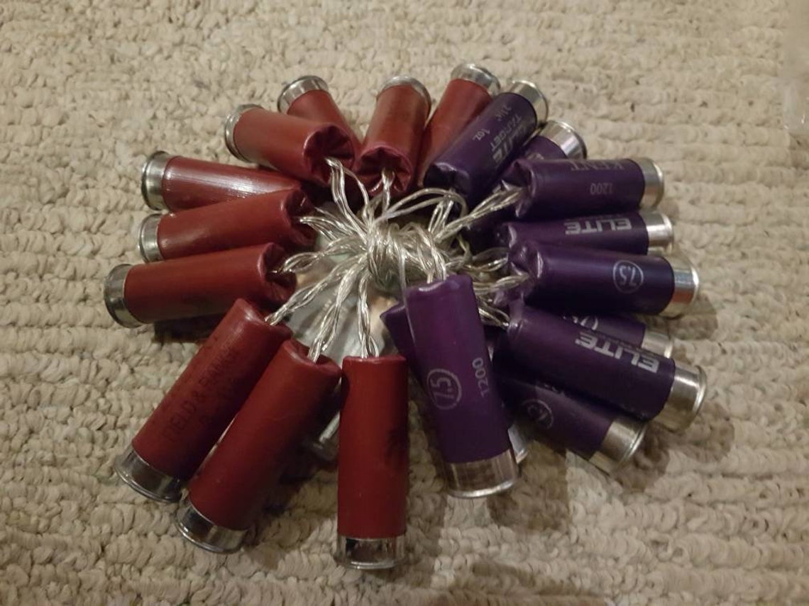 Magenta/purple Shotgun Shell Lights - Etsy