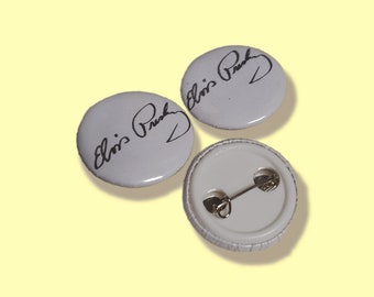 Elvis Presley Pin Button - Etsy