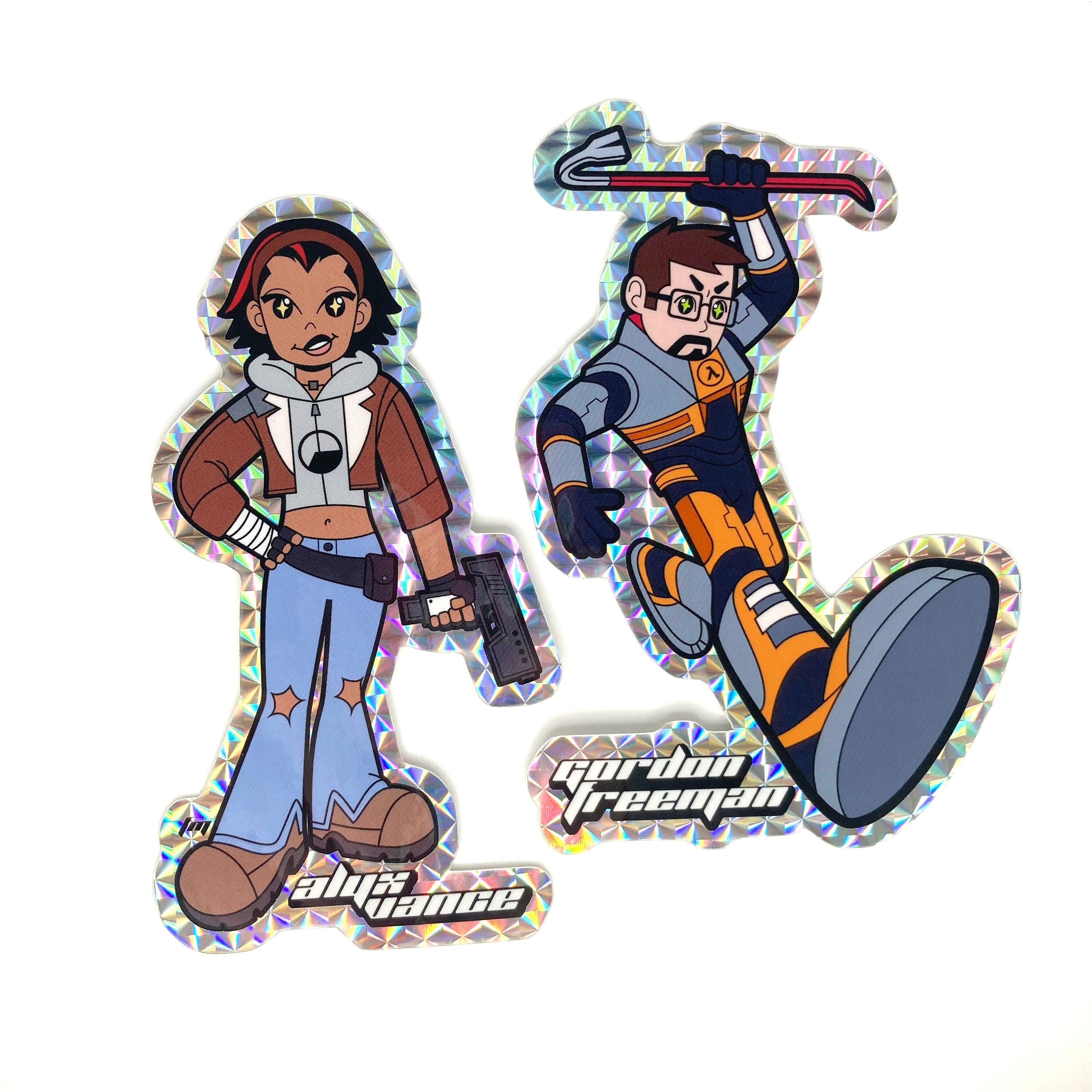 HALF-LIFE: 2 // Gordon Freeman - Alyx Vance // Big Holographic ...