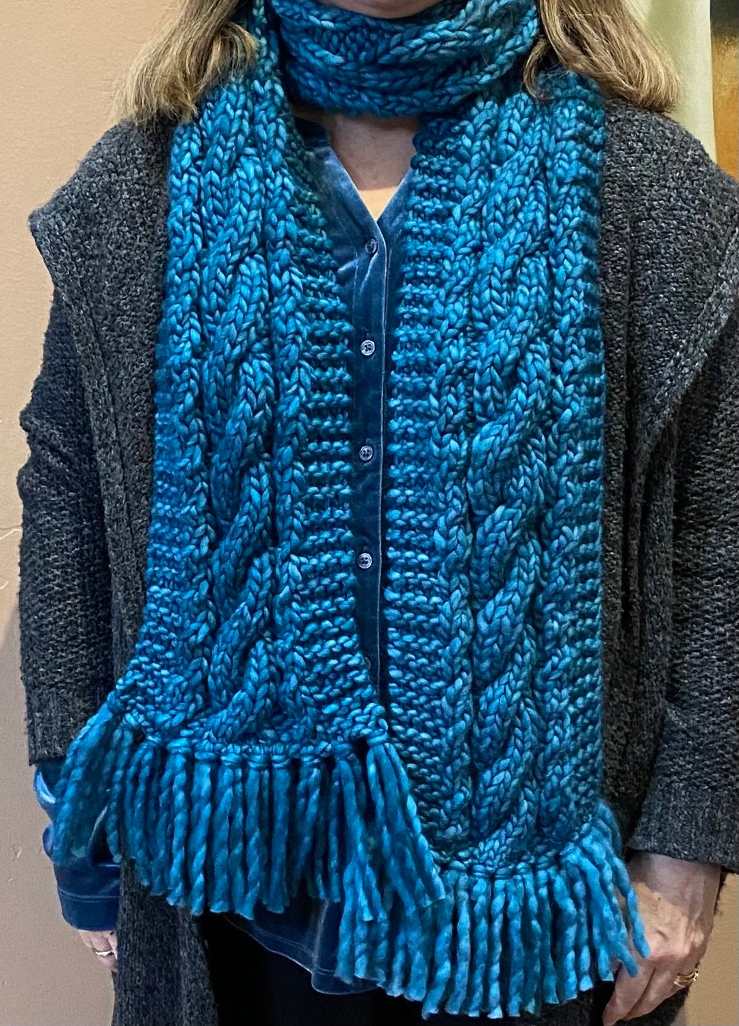 The William Scarf Pattern - Etsy