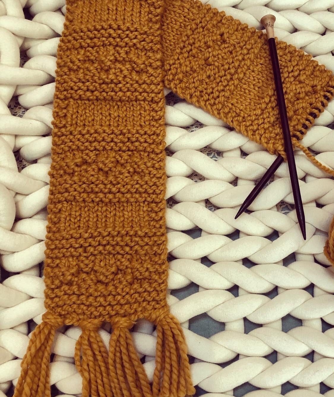 Knitting Pattern - the Gracy Scarf - Etsy