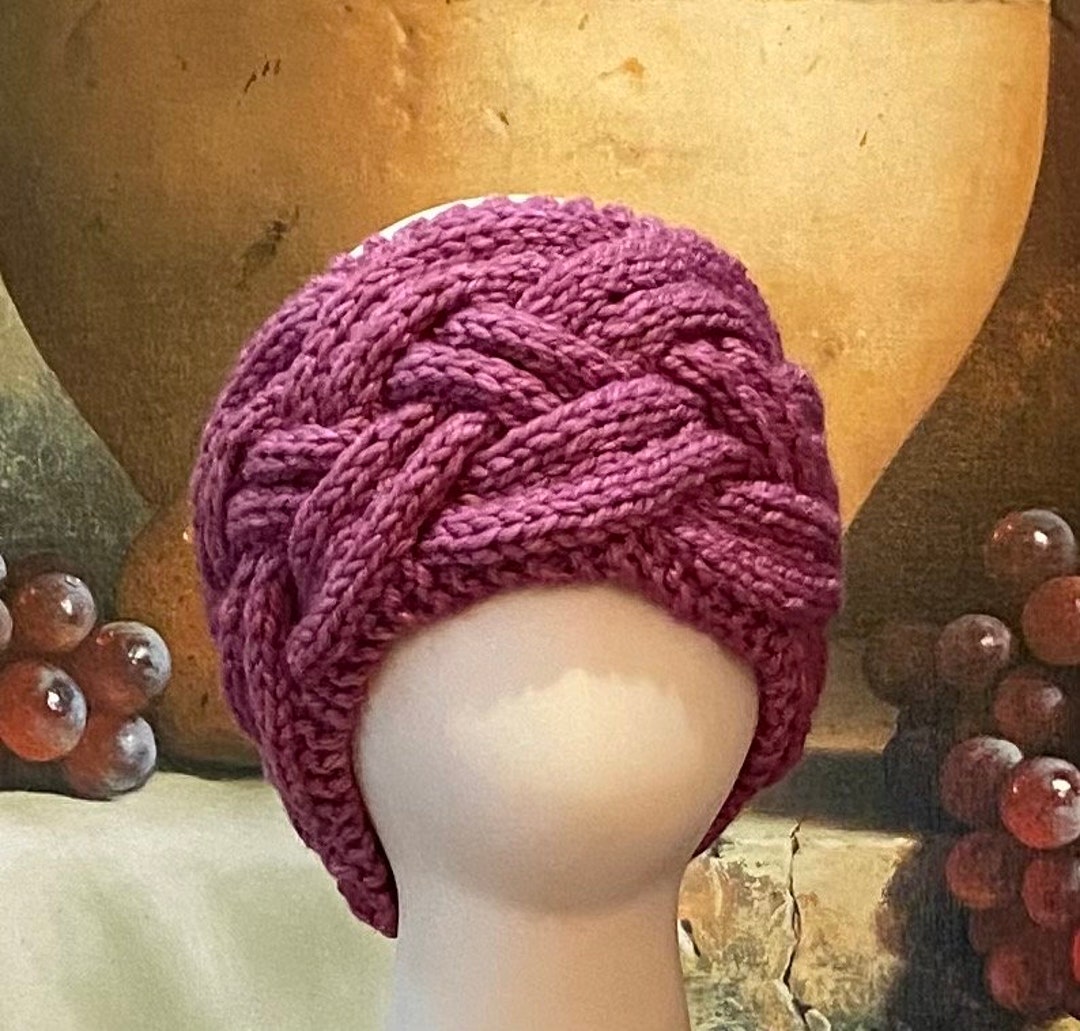 Merino Wool Double Braid Earwarmer - Etsy