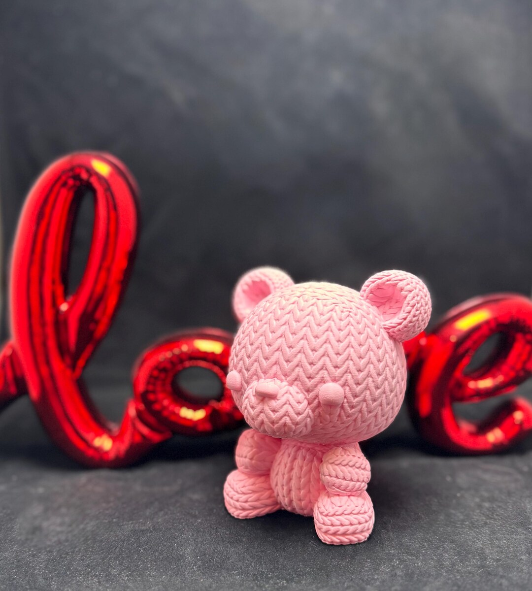 3D Printed Knitted Teddy Bear - Etsy