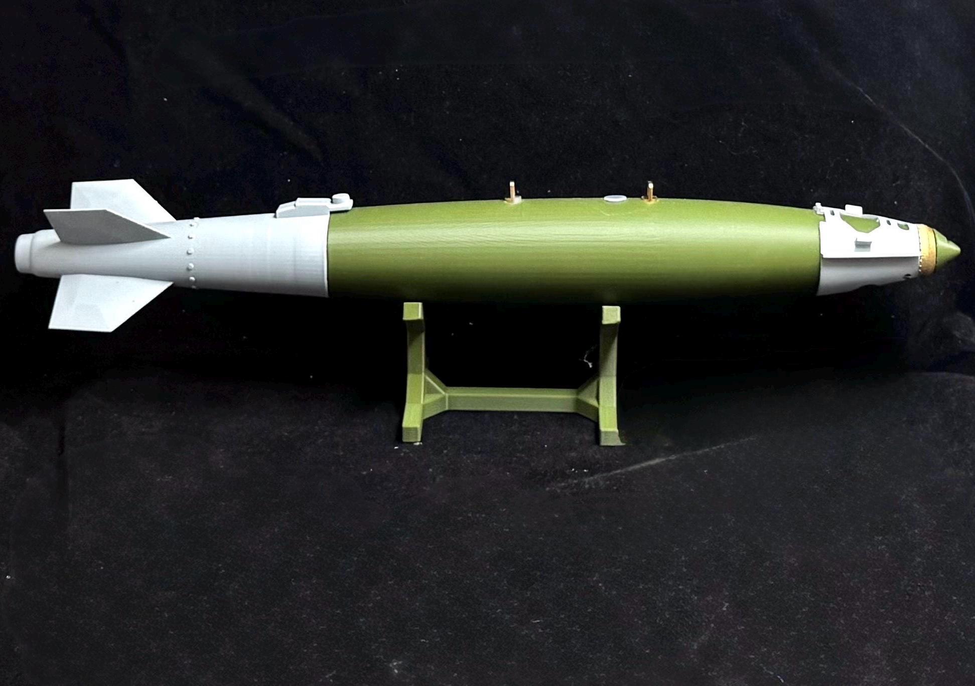 3D Printed GBU-38 Bomb Model | 12.5” Model With Stand | Military Decor ...