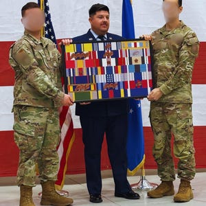 Military Ribbon Rack for Military Retirement - Etsy