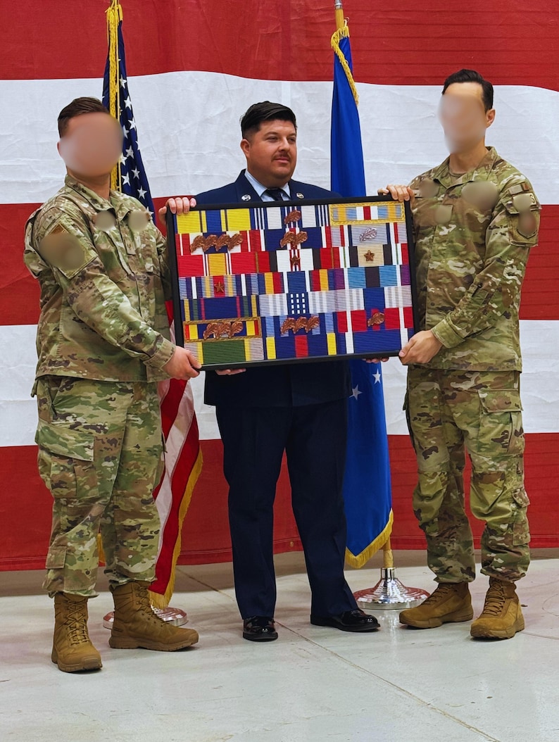 Military Ribbon Rack for Military Retirement - Etsy