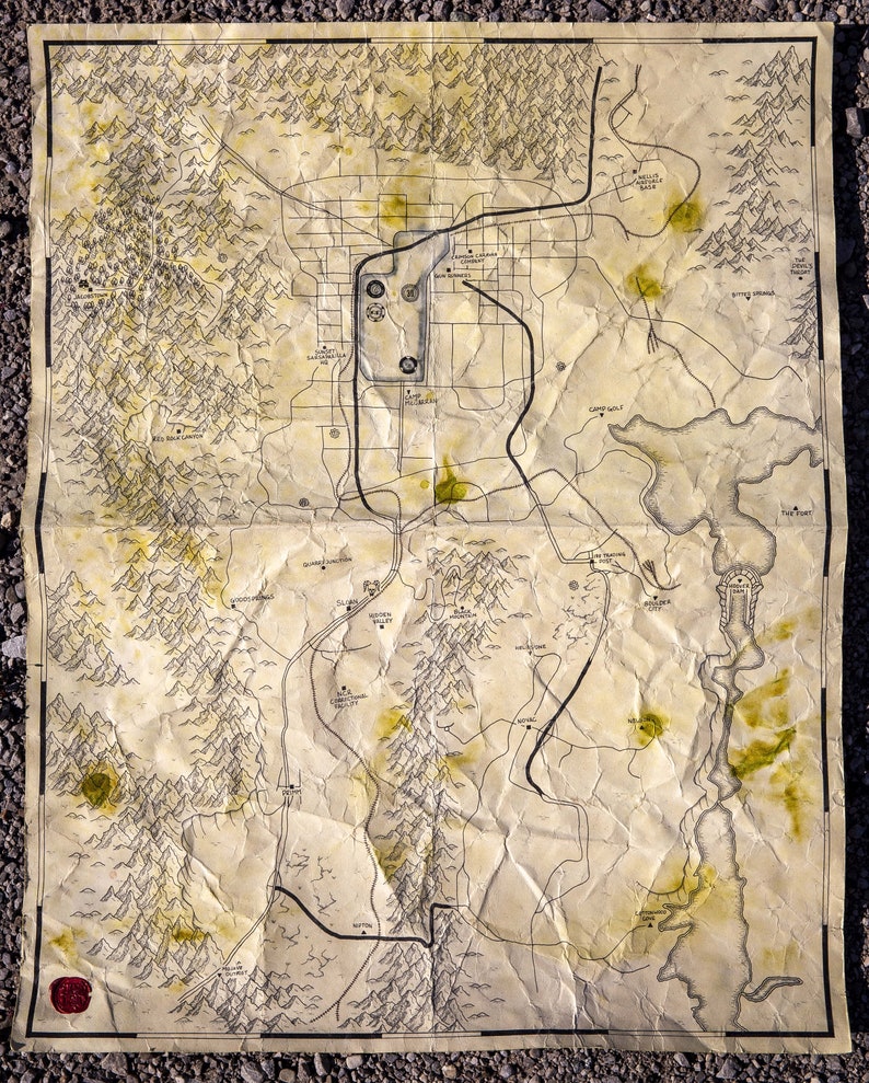 Custom Hand Drawn Maps - Etsy