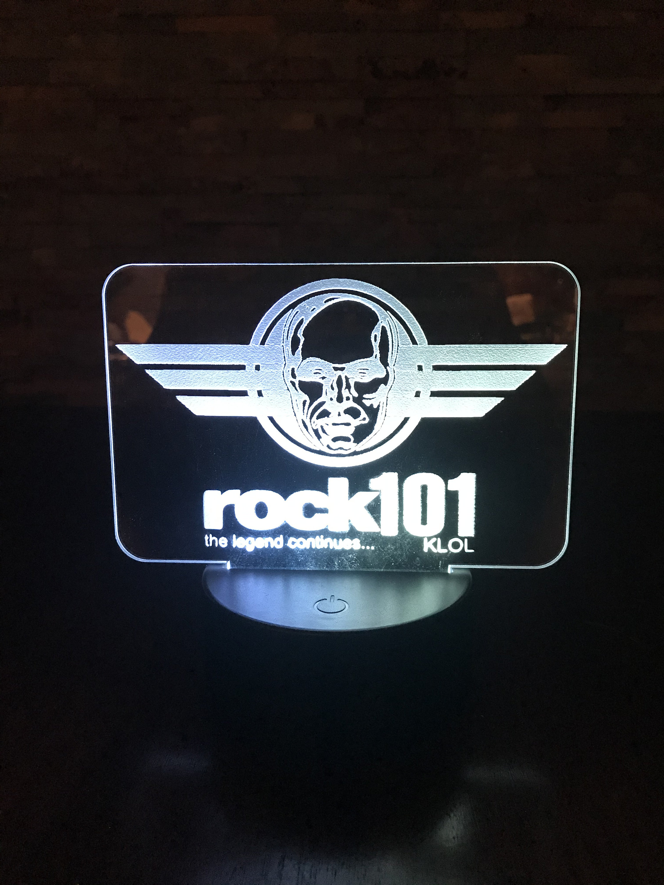 Rock 101 KLOL Runaway Radio 7 color LED color cambiando láser | Etsy
