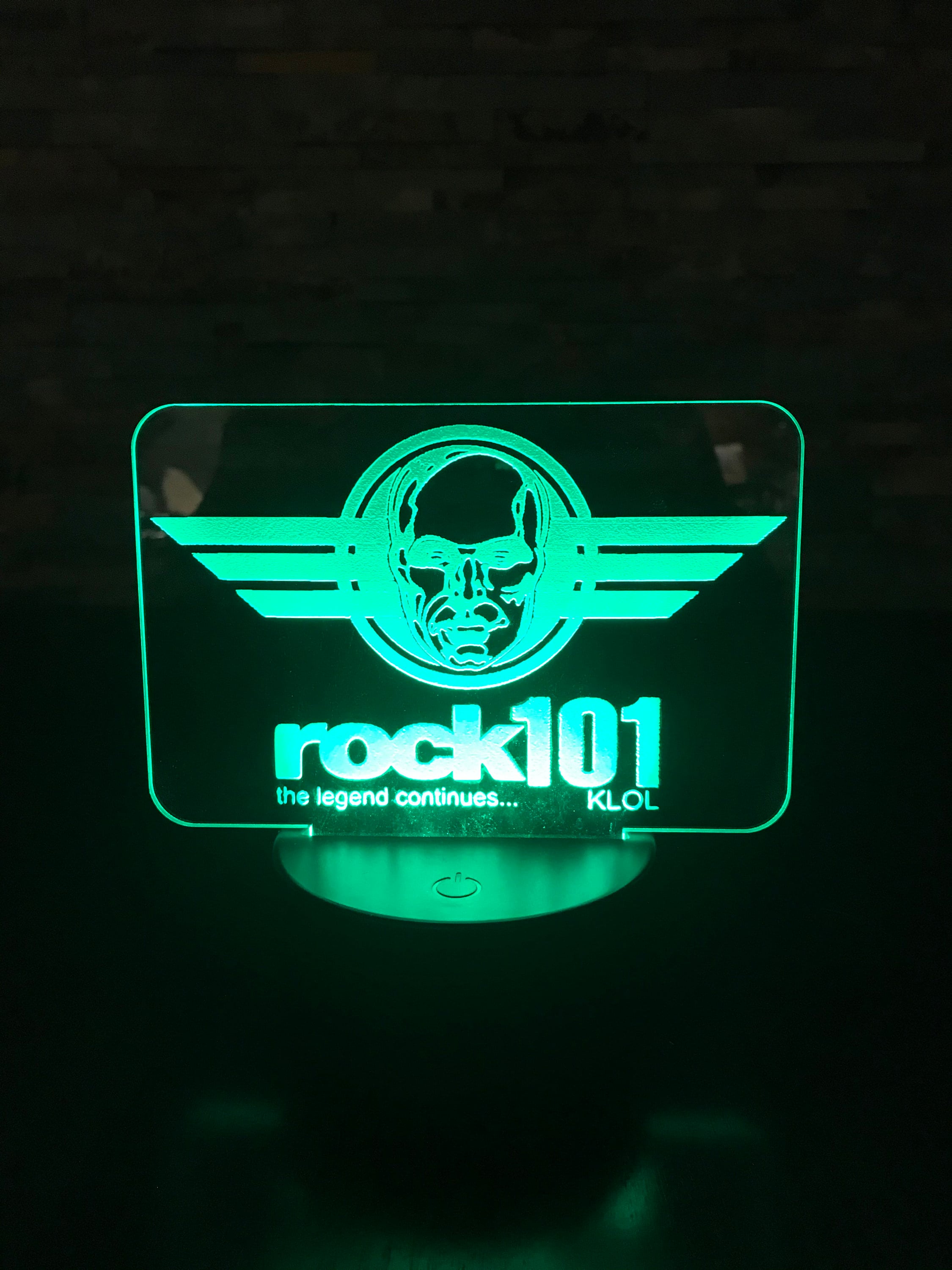 Rock 101 KLOL Runaway Radio 7 Color LED Color Changing Laser | Etsy