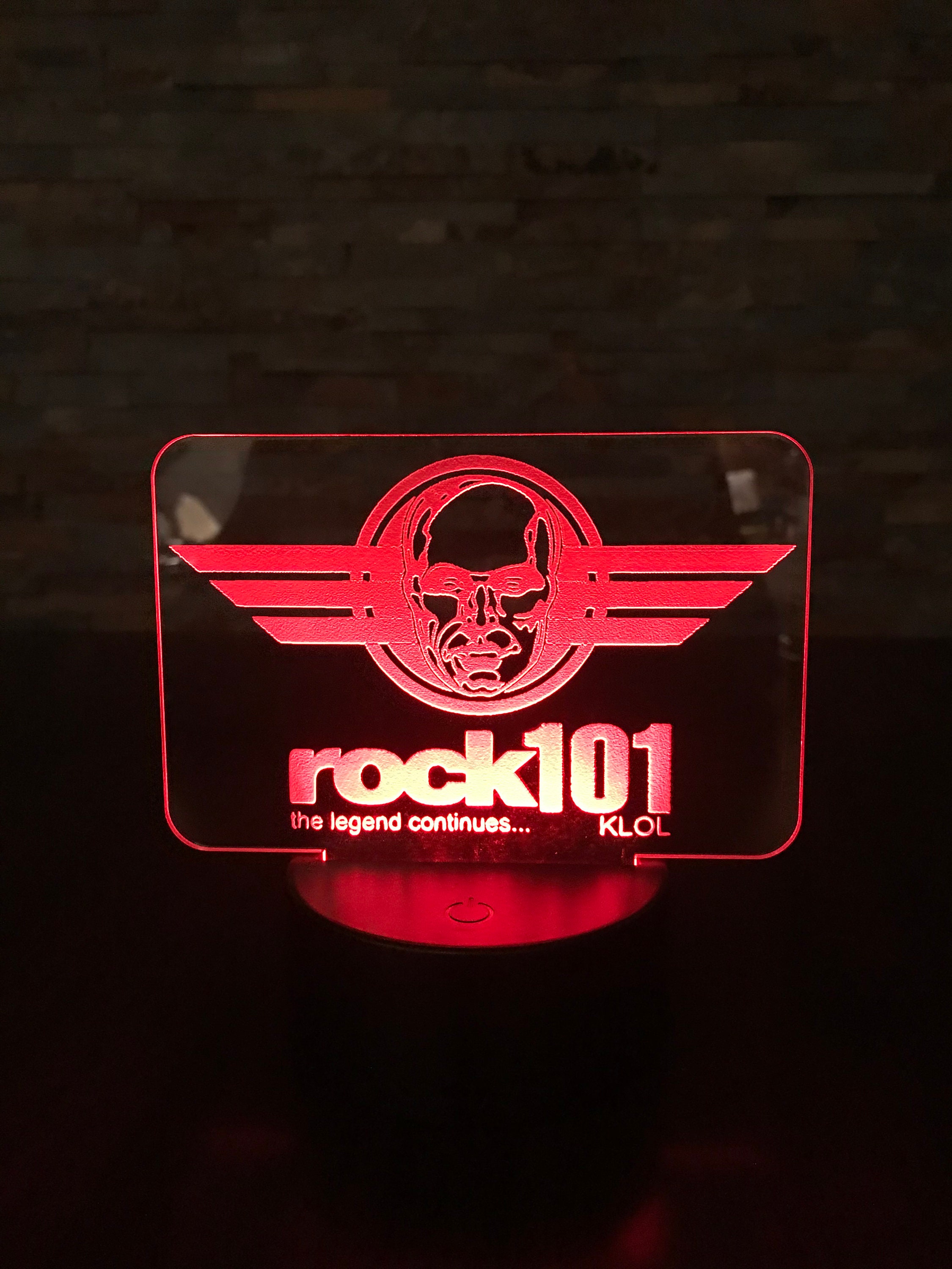 Rock 101 KLOL Runaway Radio 7 Color LED Color Changing Laser | Etsy