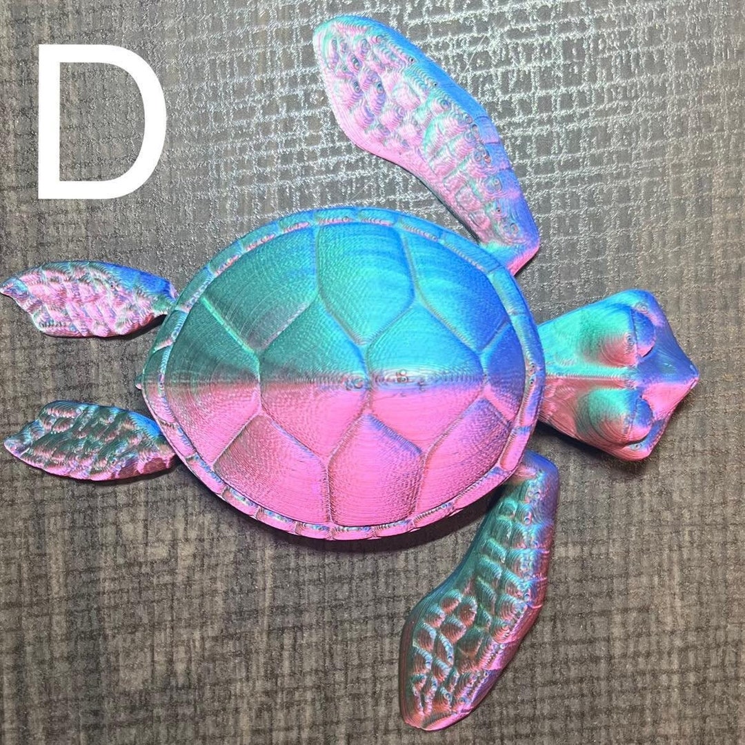 Articulated Sea Turtle | 3D Printed | Articulated Toy - Etsy