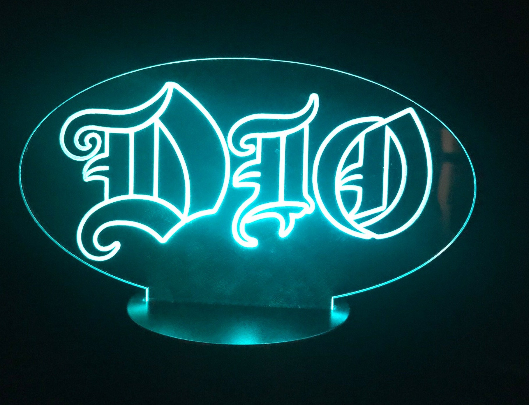Dio 7 Color LED Color Changing Laser Cut Acrylic Lamp. - Etsy
