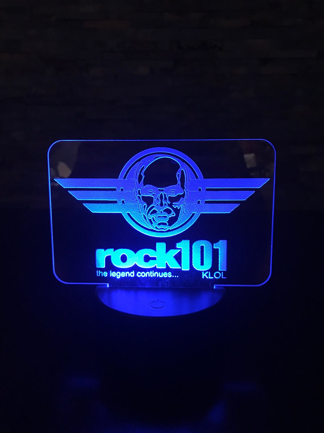 Rock 101 KLOL Runaway Radio 7 Color LED Color Changing Laser | Etsy