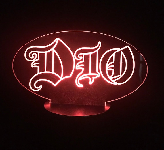 Dio 7 Color LED Color Changing Laser Cut Acrylic Lamp. - Etsy