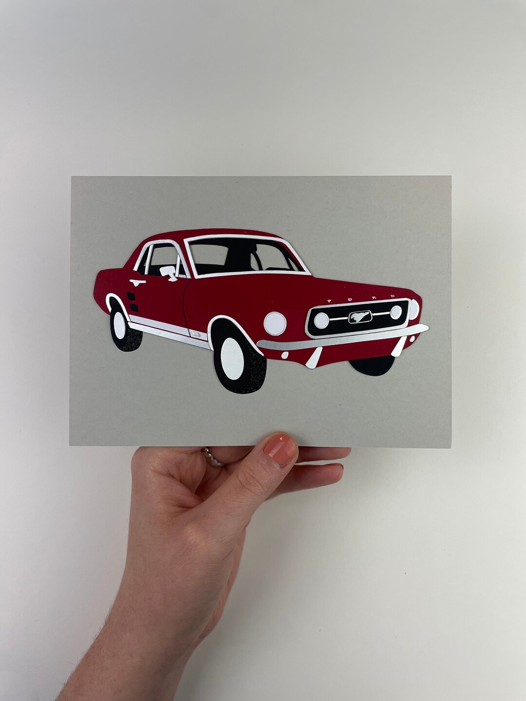 Custom 5 X 7 Card Stock Paper Car Portrait - Etsy