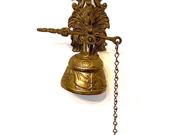 Brass Pull Chain Bell - Etsy