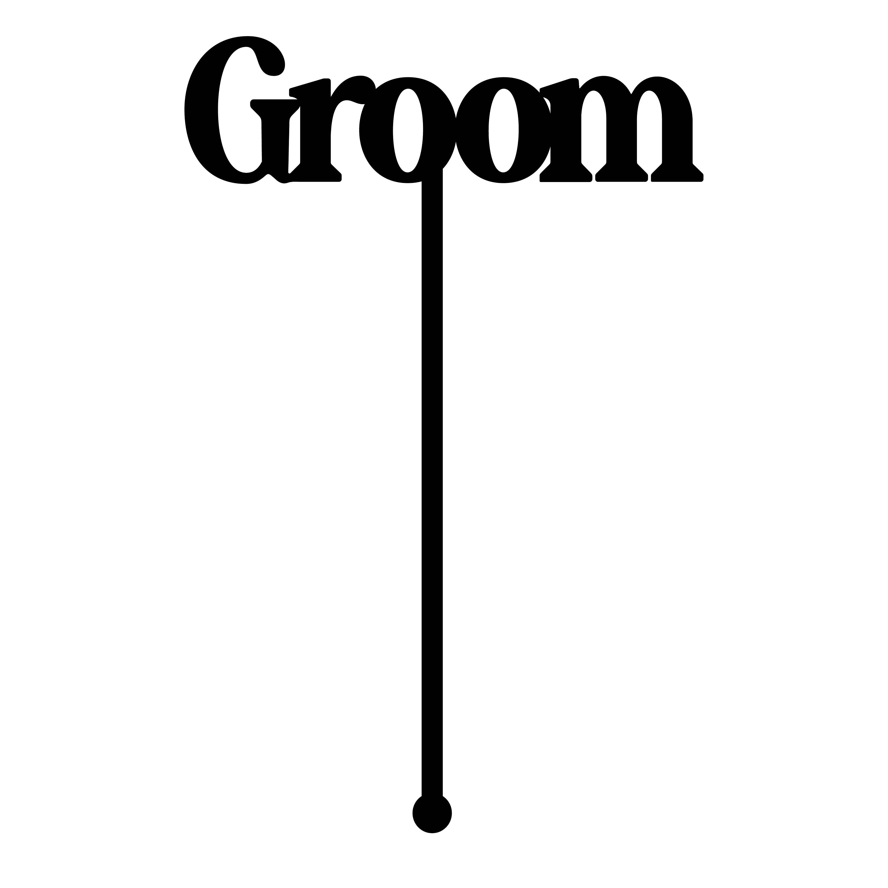 SVG Digital File Bride and Groom Stir Sticks | Glowforge Ready ...