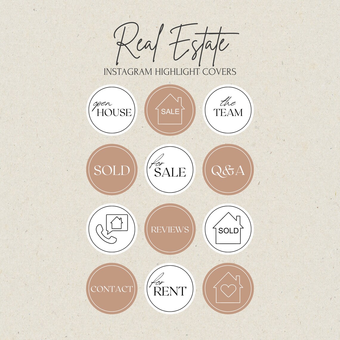 Digital Instagram Highlights | Real Estate Instagram | Real Estate ...