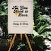 RETRO | Black & White 70's Inspired Wedding Sign; Retro Wedding Sign ...