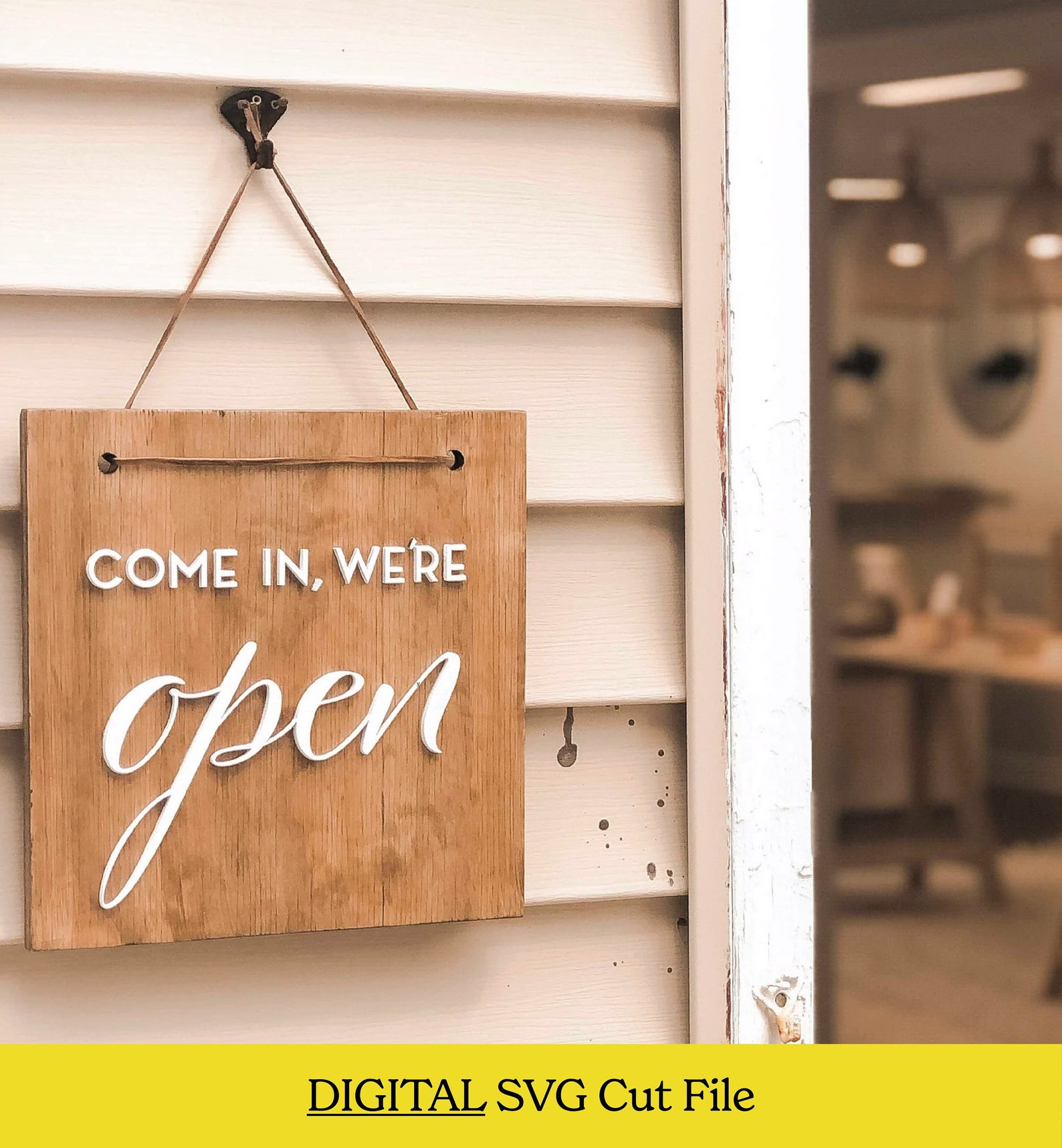 Open Sign Svg, Open Closed Sign Svg, Business Shop Cafe Door Sign, Svg ...